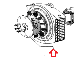 ALT432KG006 Coupling Plate SAE 10 Leroy Somer LSA43.2 Generator - Joval ...