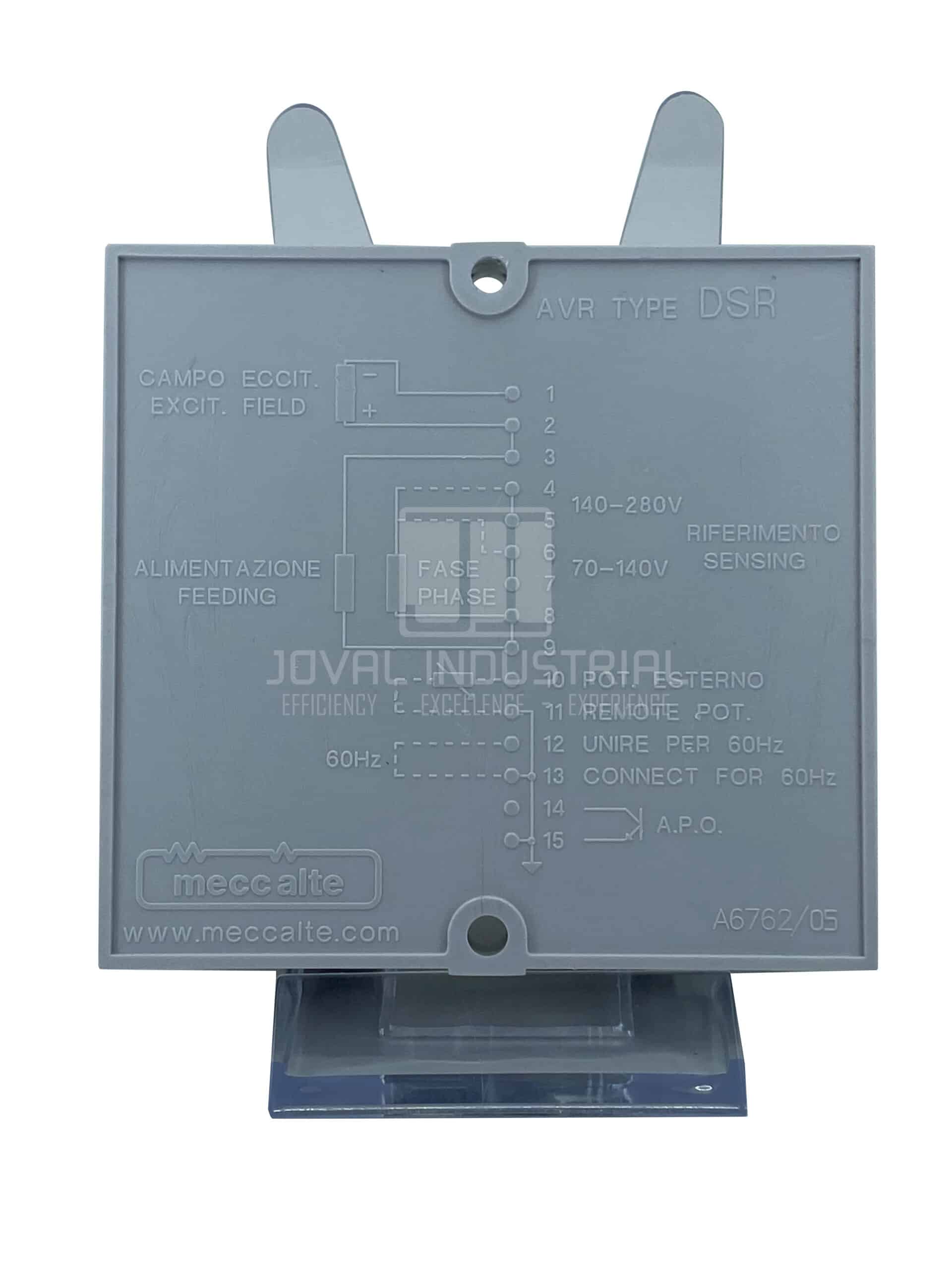 DSR Mecc Alte AVR Automatic Voltage Regulator - Joval Industrial