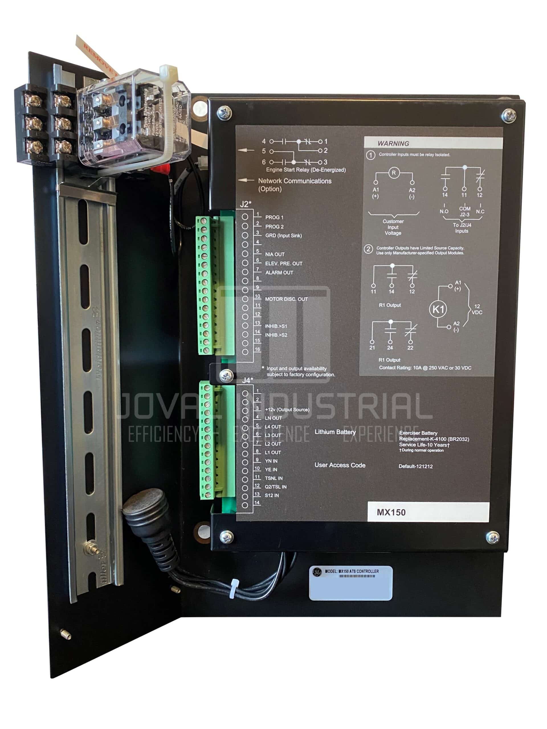 MX150 GE Zenith Controls ATS ZTG Controller - Joval Industrial