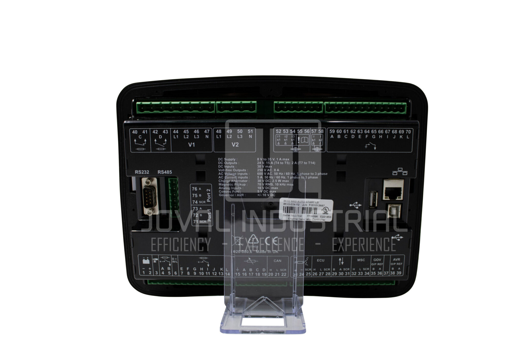 DSE8610 MKII Deepsea Synchronising & Load Sharing Control Module - Joval Industrial