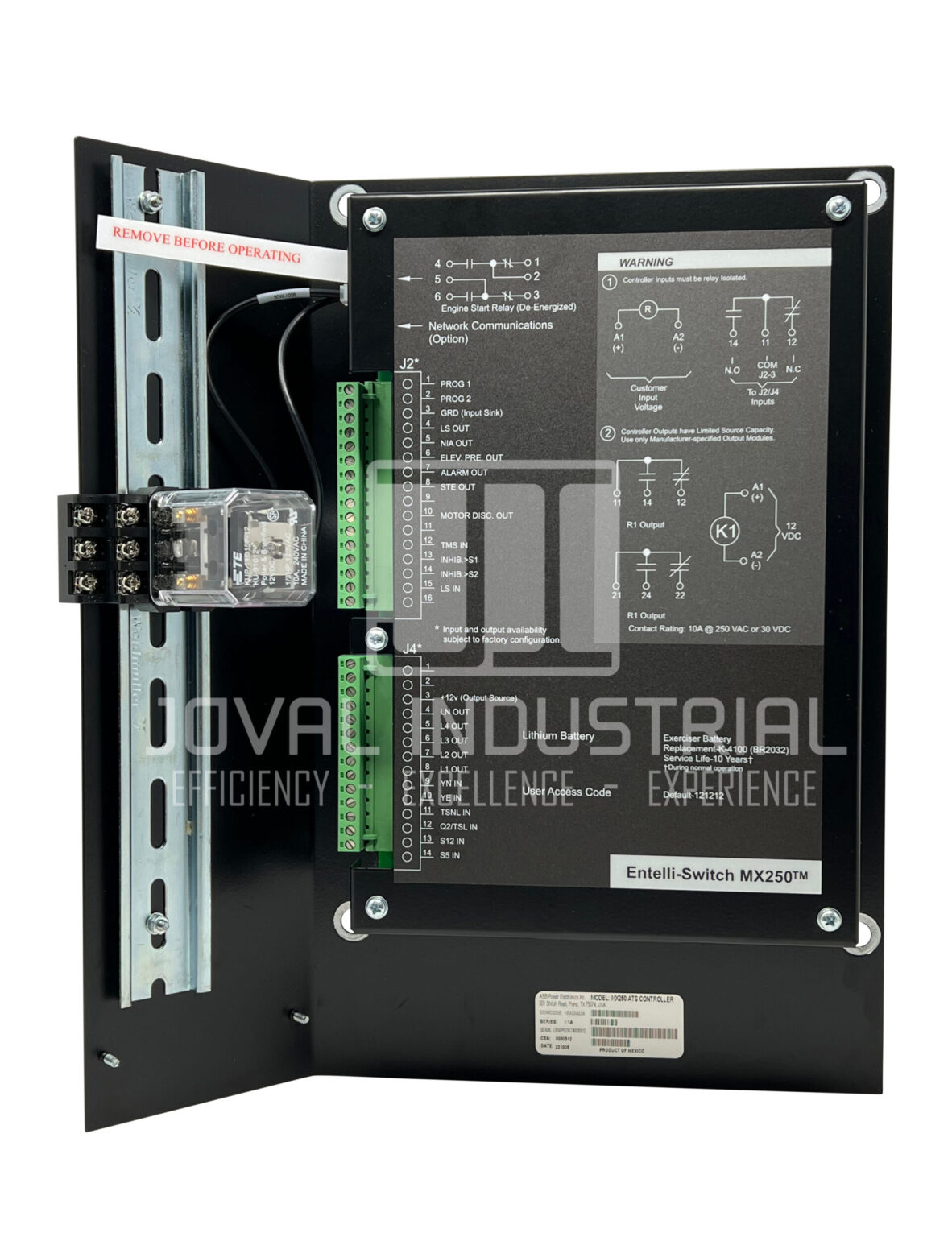 MX250 GE Zenith Controls ATS ZTS Controller - Joval Industrial